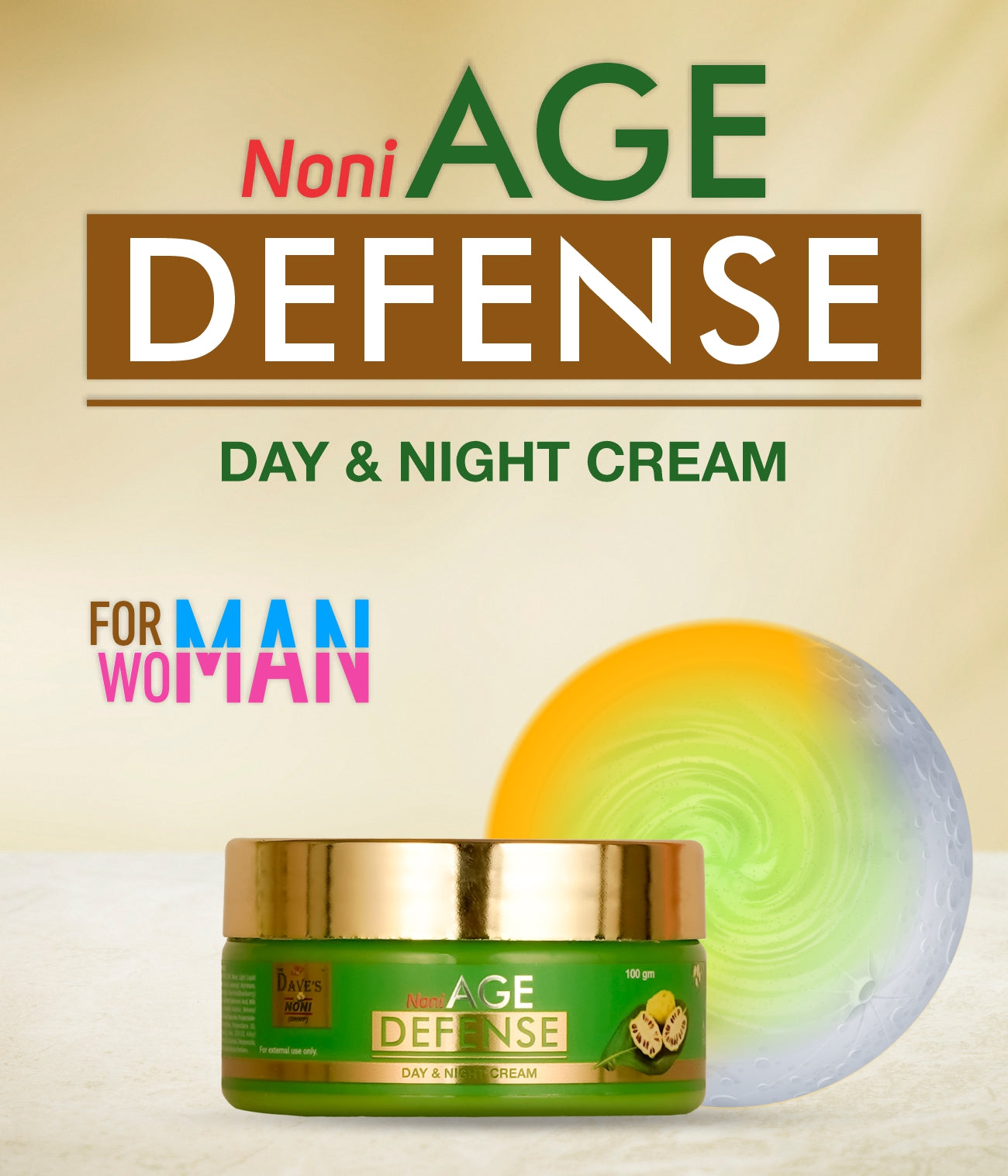 Noni Skin Cream | Natural Noni Age Defense Cream