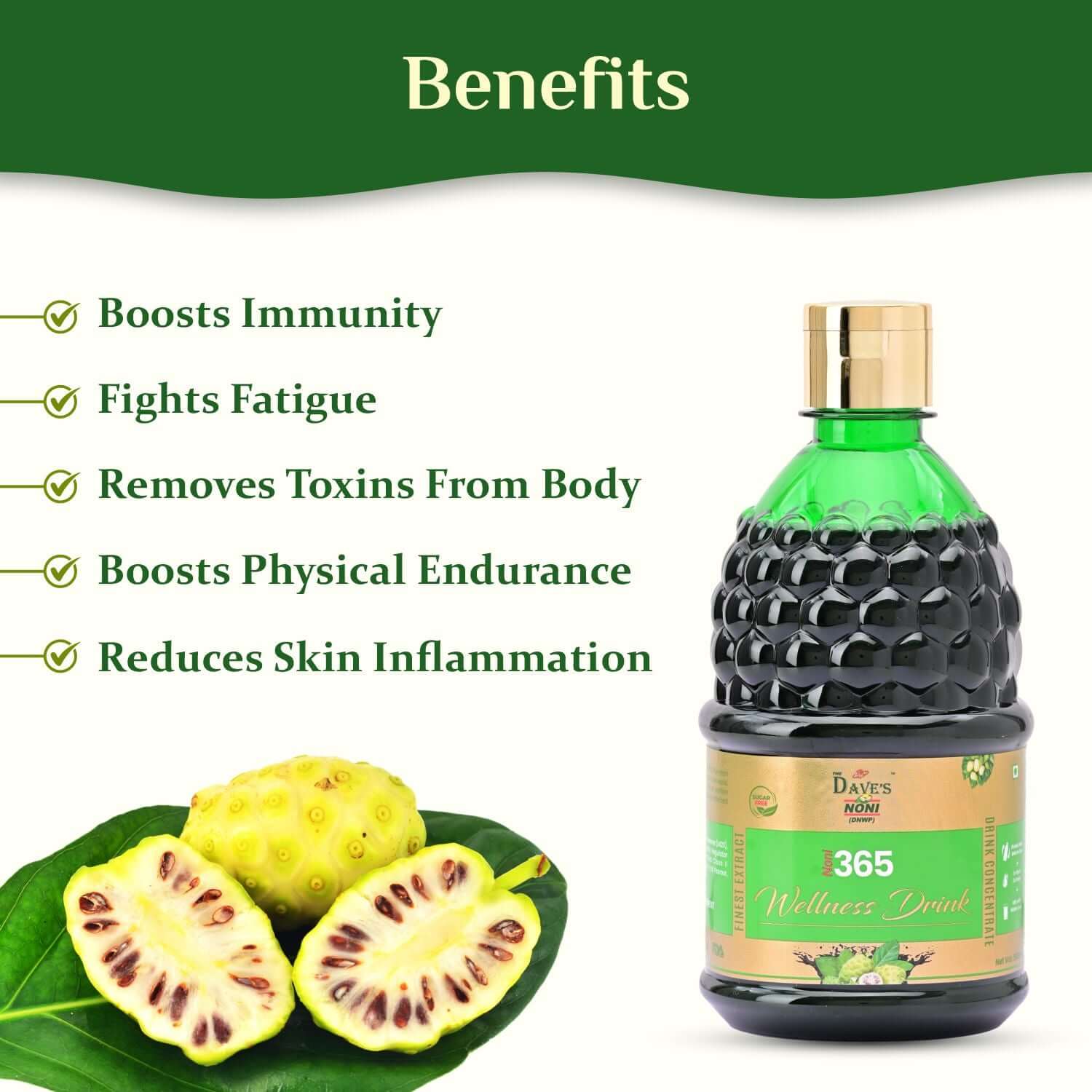 Buy Noni Juice | Noni 365 Wellness Drink 250ML Online - Dave's Noni